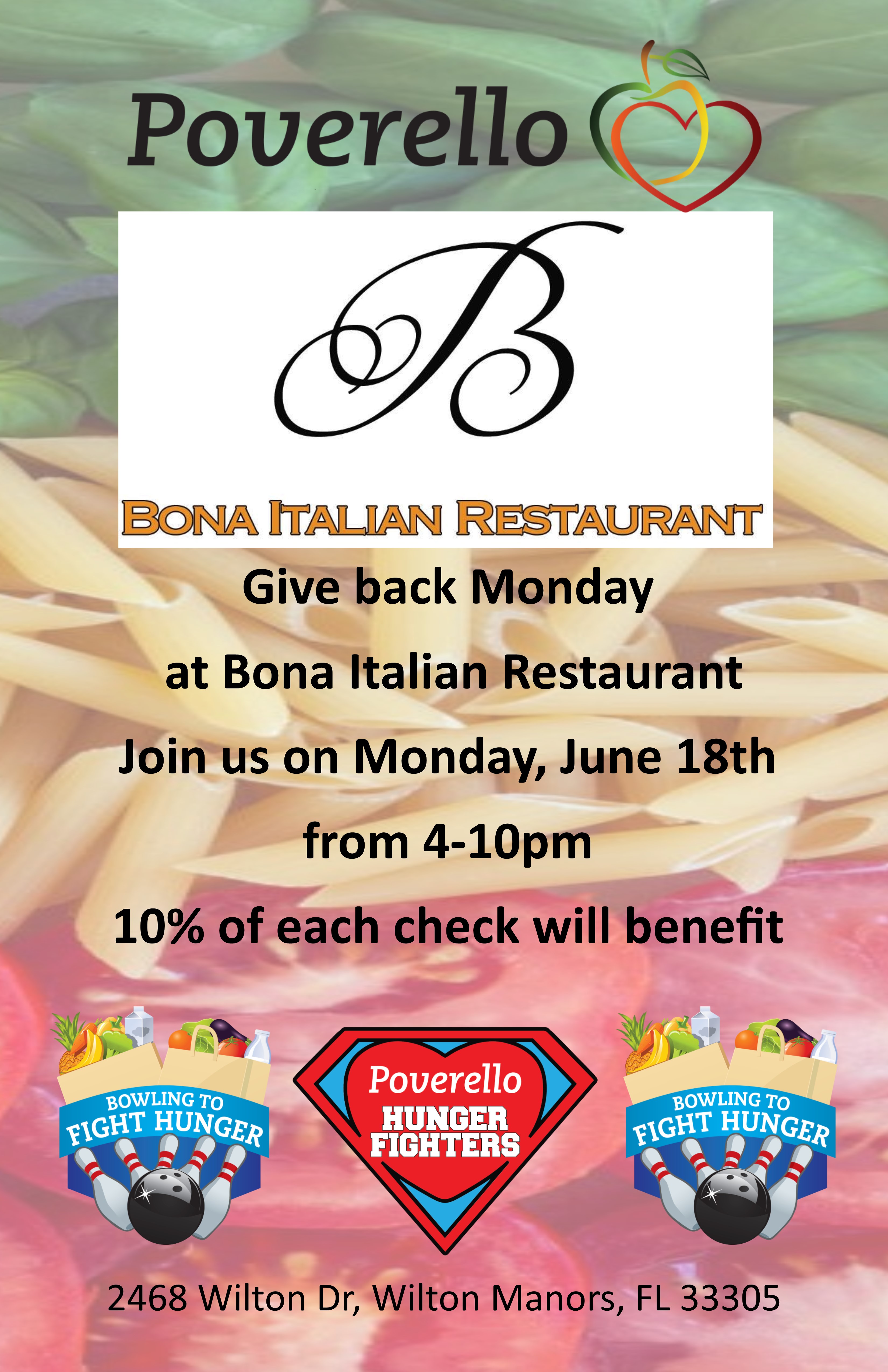 Dining out at Bona Italian Restaurant | Poverello